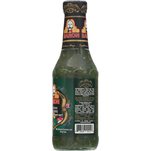 Baron Seasoning, Green 14 oz – Flavor Of The Caribbean